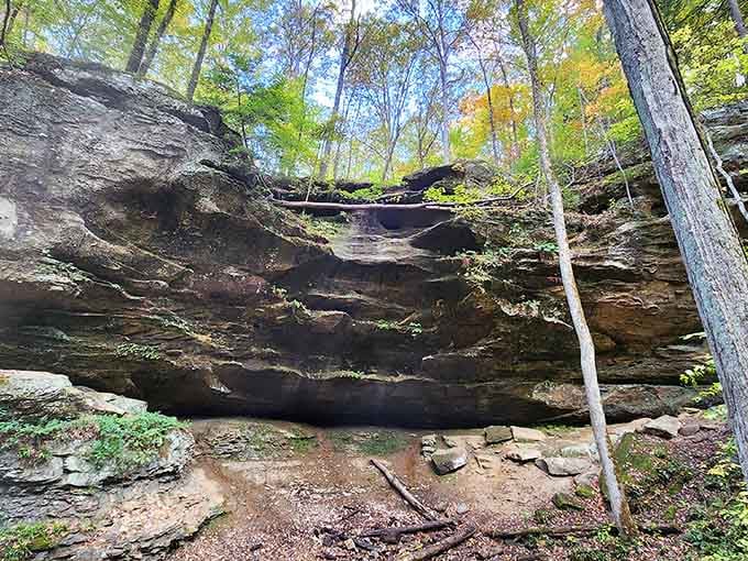 These layered rock formations tell stories millions of years old, making your problems seem refreshingly small by comparison.