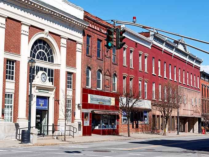 The ornate clock tower crowns Johnstown's civic building like a cherry on top of affordable, dignified small-city retirement living.