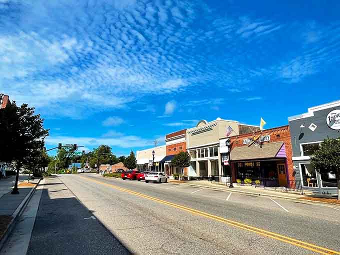Wide streets and colorful facades create a downtown that's Instagram-worthy without trying too hard to impress anyone.