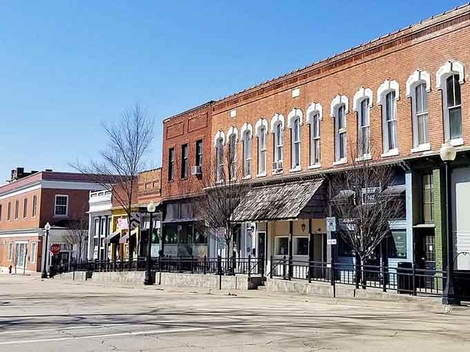 The downtown stretches out like a handshake that lasts just the right amount of time, warm and welcoming.