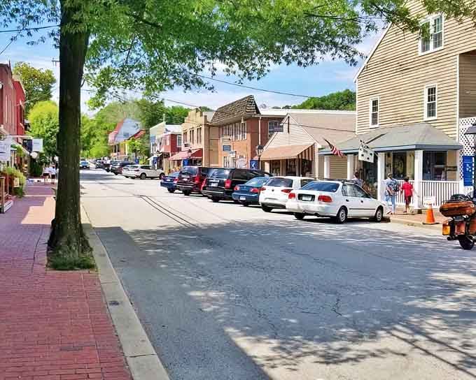 Tree-lined streets where shade is free and parking spots are plentiful, a rare combination these days.