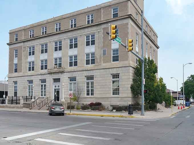 Solid architecture commands the corner with quiet confidence, the kind of permanence that makes settling down feel right.