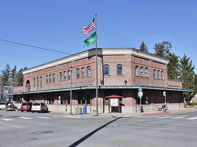 That grand brick city hall commands respect like the town elder who remembers everyone's name and their parents' names too.