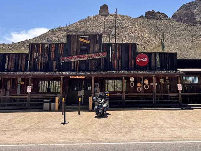 That vintage Coca-Cola sign against dark timber tells stories of countless travelers who've stopped here through the years.