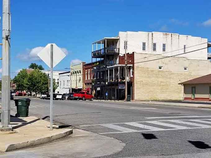This quiet street captures small-town America at its most authentic and unpretentious best.