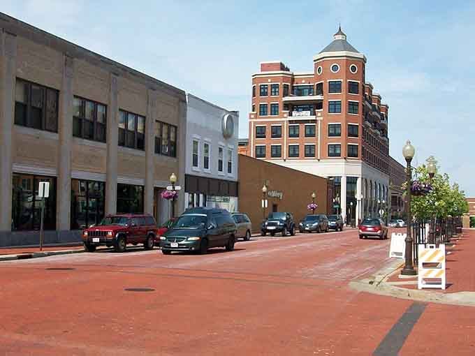That distinctive round-topped building catches your eye immediately, standing as Wausau's architectural crown jewel downtown.