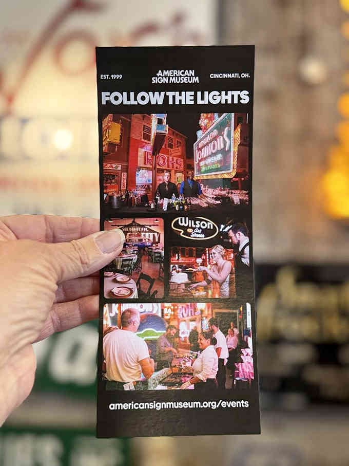 Their pamphlet promises to help you follow the lights, and trust me, you'll want to follow them everywhere.