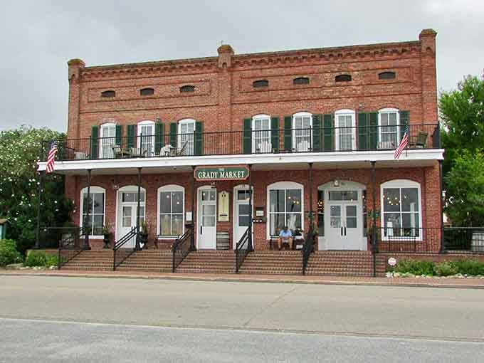 The Grady Market's historic brick facade has been watching over downtown longer than most of us have been watching Jeopardy.