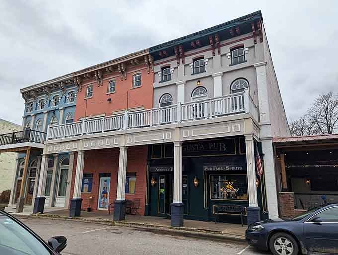 When your downtown buildings come in coordinating colors, it's either very planned or very lucky&mdash;Augusta seems blessed with both.