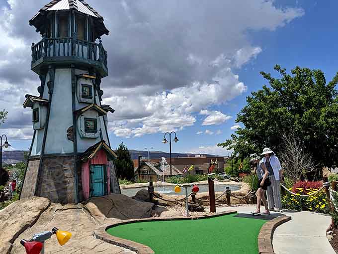 That lighthouse hole probably has a better view than most Colorado lighthouses, mainly because Colorado doesn't have lighthouses.