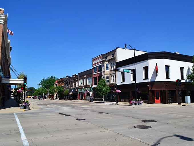 These downtown buildings have seen generations come and go, standing strong through changing times with quiet dignity.