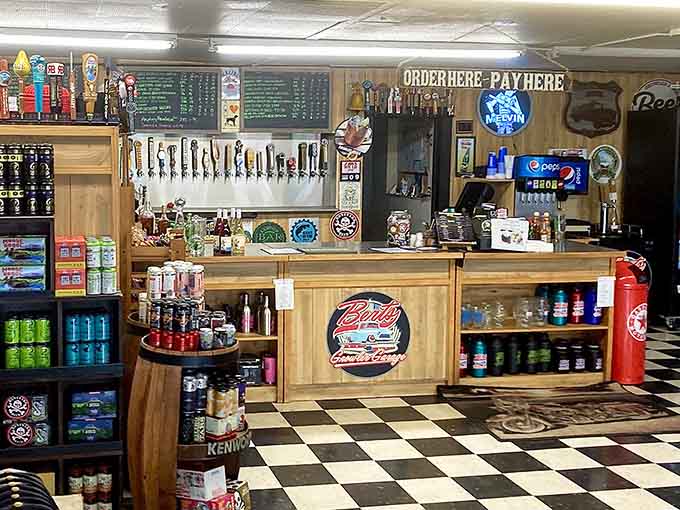 Behind that counter lies an impressive tap selection that would make any beer lover's heart skip a beat.