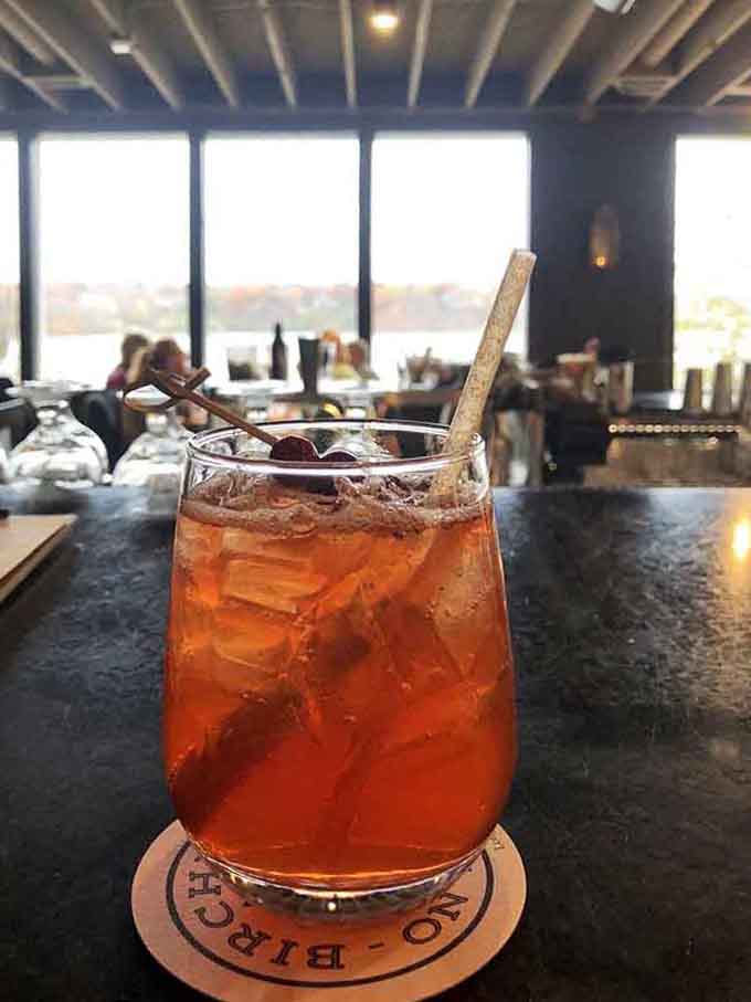 An Aperol Spritz overlooking Long Lake is basically the Minnesota version of drinking on the Italian Riviera.