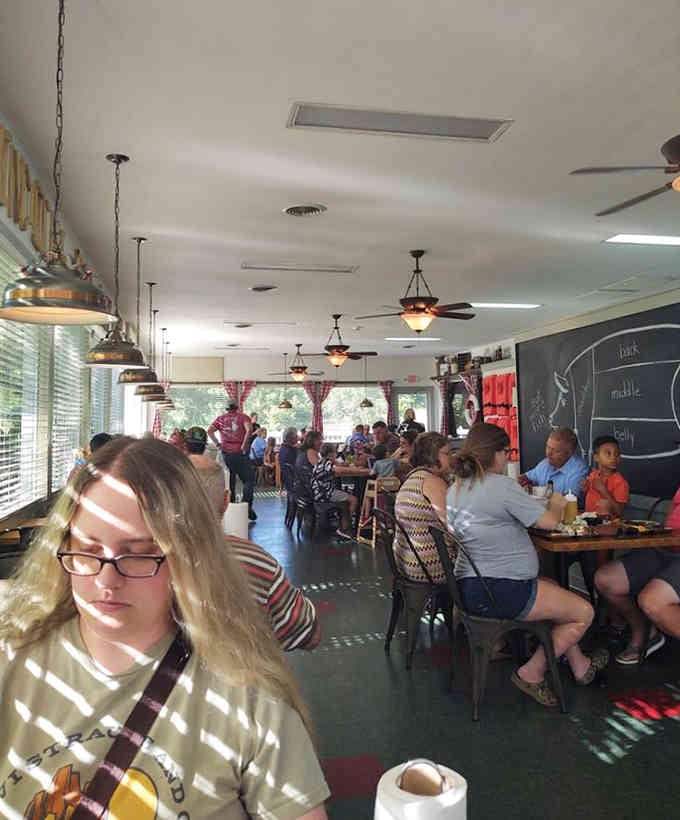 A packed dining room full of happy faces tells you everything you need to know about this place.