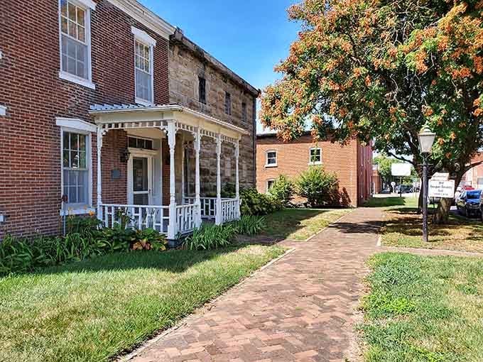 Historic homes line the streets with porches that have witnessed more neighborhood gossip than any social media platform ever could.