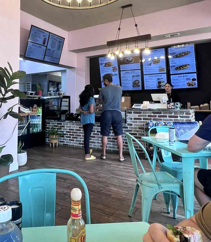 Watch the locals order with the confidence of people who've found their breakfast soulmate and aren't letting go.