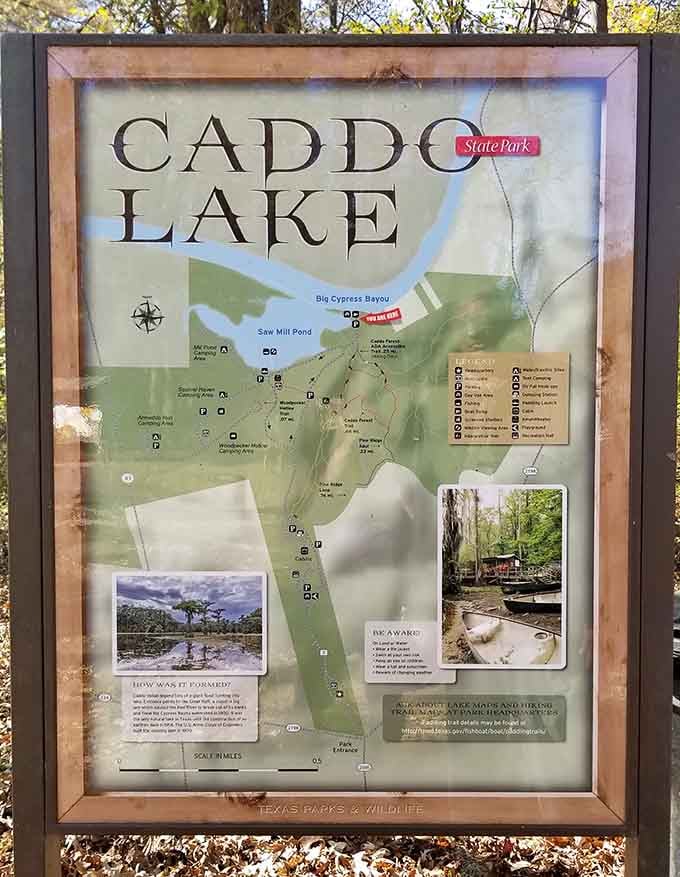 Trail maps reveal the maze-like waterways waiting to be explored by intrepid paddlers and dreamers alike.