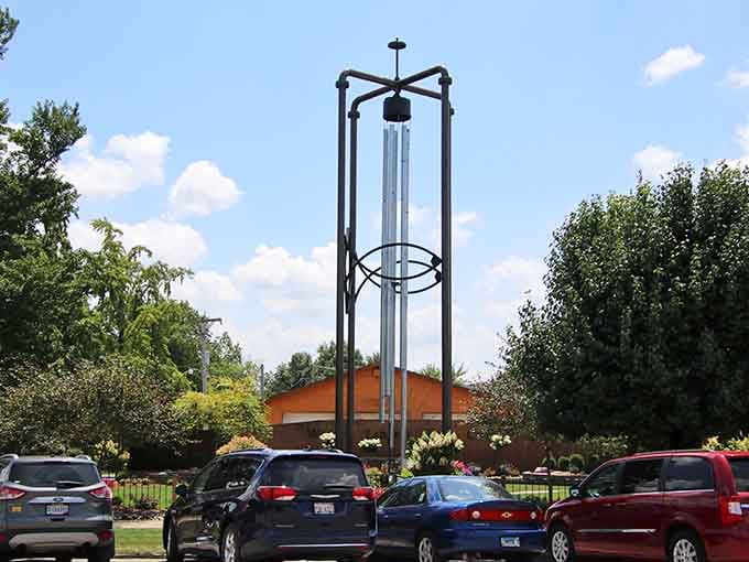 When the wind catches this chime just right, the whole county knows what musical note sounds like.