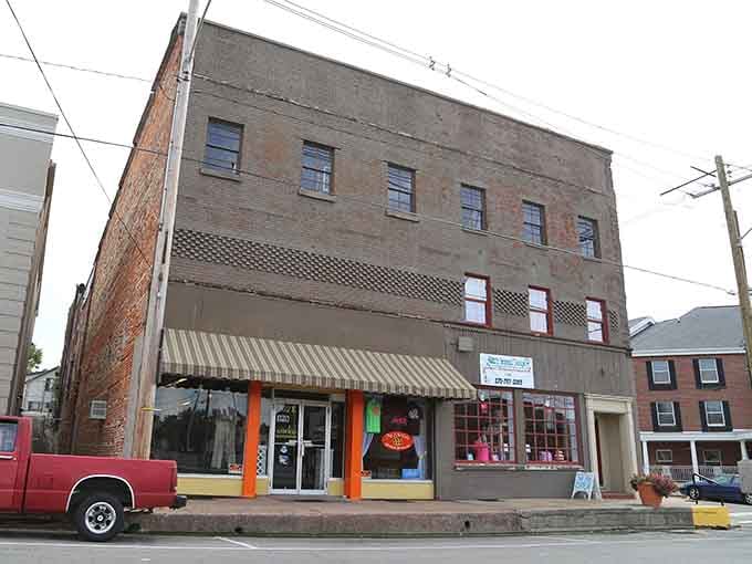 Local shops occupy buildings that have weathered decades without surrendering to the cookie-cutter aesthetic plaguing modern America.