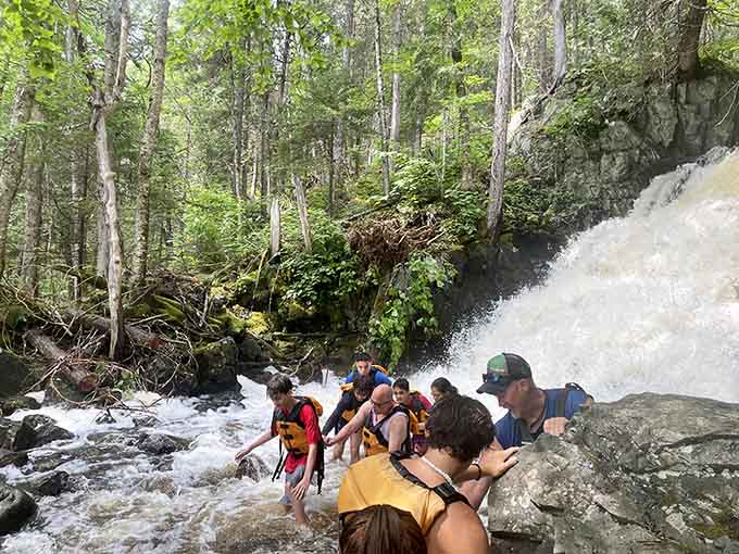 Hiking past waterfalls reminds you that nature's been putting on spectacular shows long before streaming services existed.