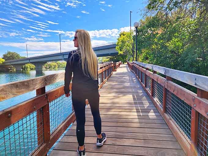 The perfect spot for clearing your head while getting those steps in without feeling like you're actually exercising.