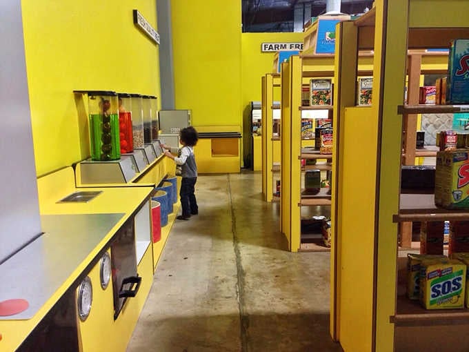 This pint-sized grocery store teaches kids about shopping, budgeting, and why adults always forget something on their list.