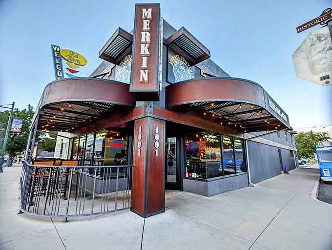 Merkin Vineyards' tasting room proves Arizona wine country is the real deal, housed in seriously cool industrial-chic architecture.