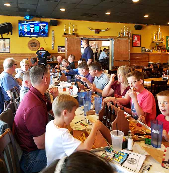 When the whole family shows up for Sunday dinner, this is what happiness looks like in restaurant form.