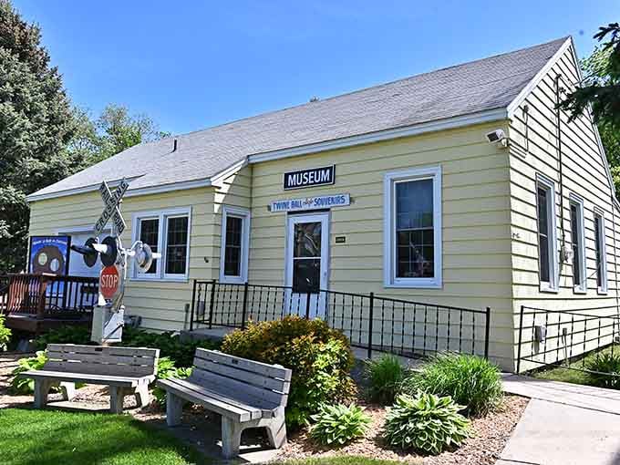 The local museum celebrates twine ball history, because if you're going to do something weird, document it properly.