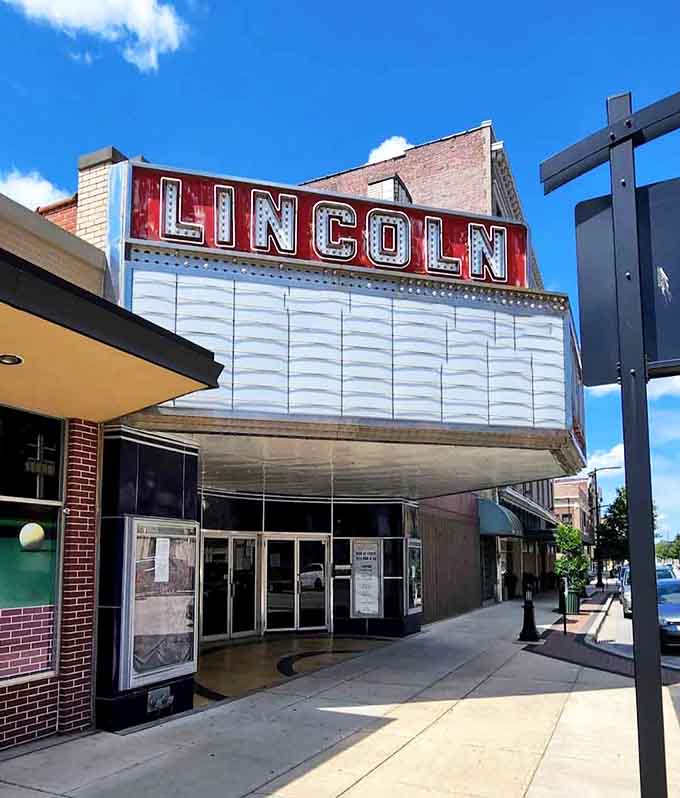 The Lincoln Square Theater's classic marquee reminds you when going to the movies was an actual event.