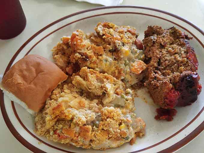 That veggie casserole proves vegetables can be just as indulgent as anything else when prepared with proper love.