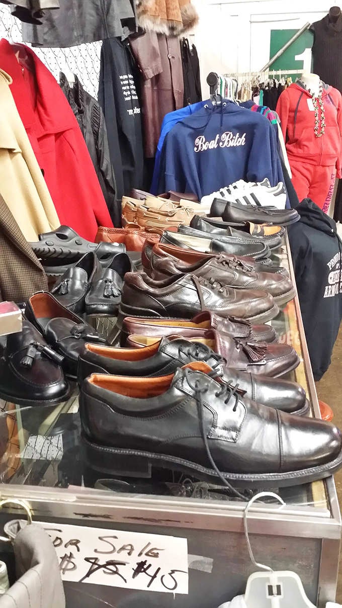 Men's dress shoes lined up like soldiers at attention, offering style and quality at prices that make sense again.