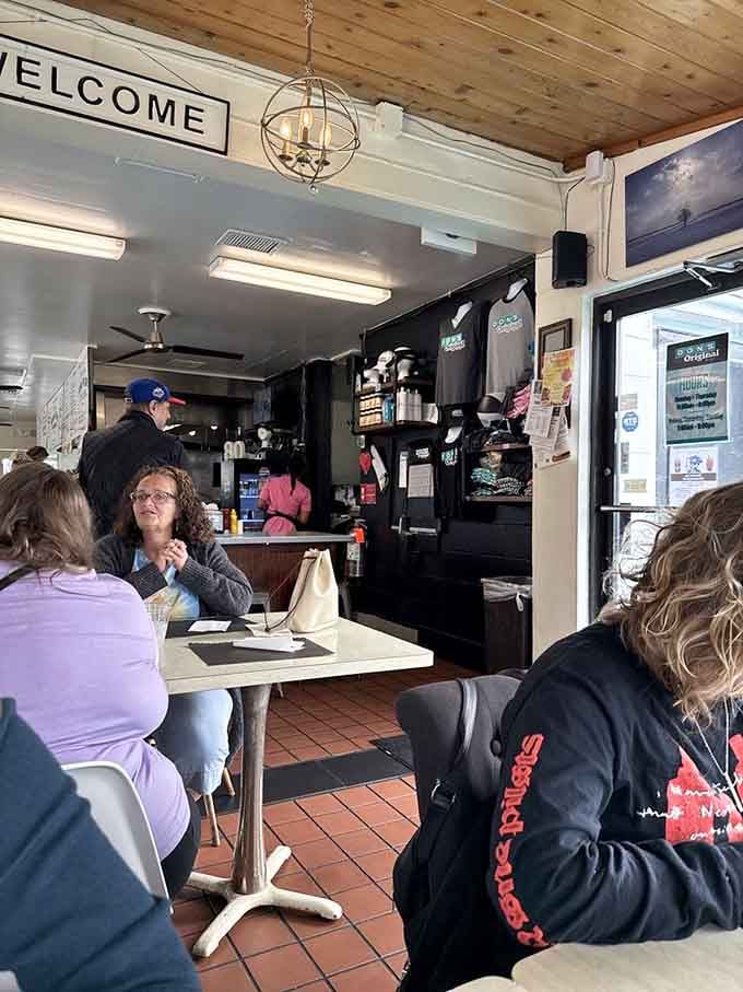 Real people enjoying real food in a real restaurant&mdash;no staged photos, just genuine happiness happening in real time.