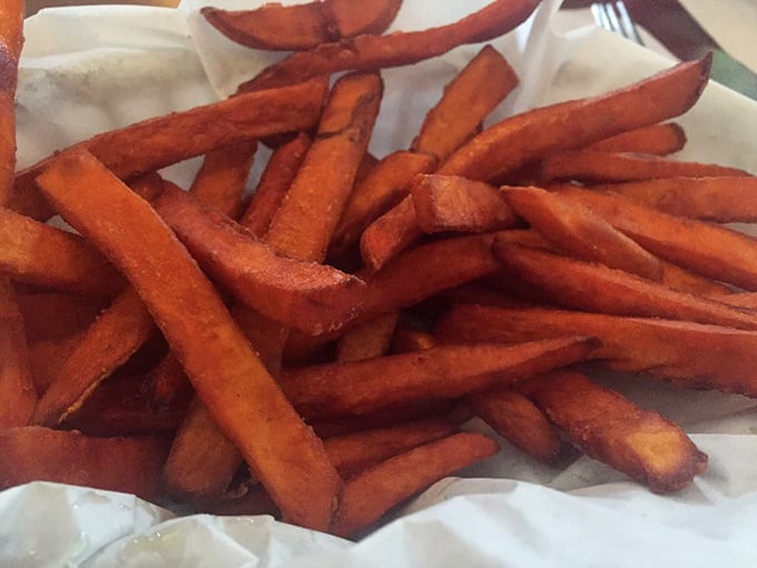 Golden, crispy fries: sometimes the simplest sides are exactly what your barbecue-loaded plate needs most.
