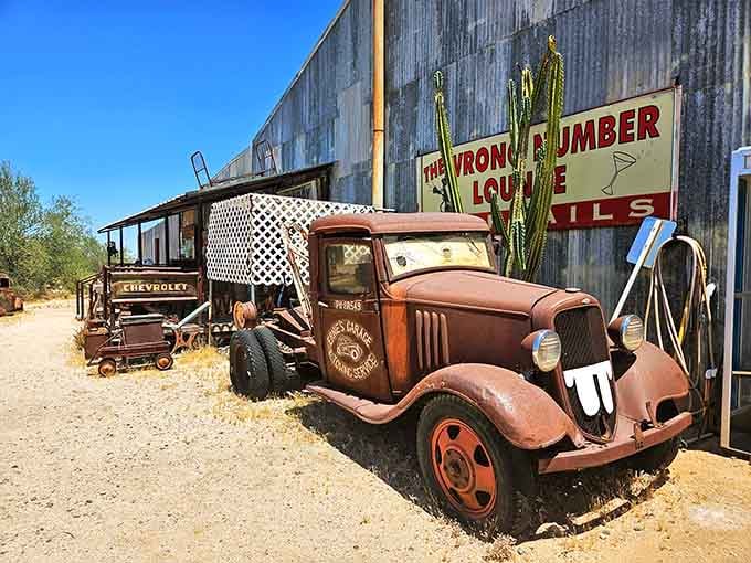 Tow Mater's Arizona cousin apparently settled down in Maricopa and brought some serious desert character with him.