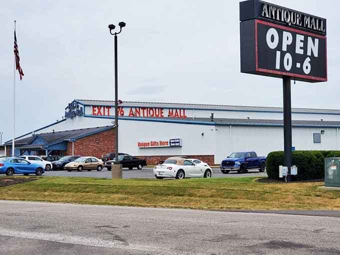 That "OPEN 10-6" sign is your invitation to lose track of time in the best possible way.