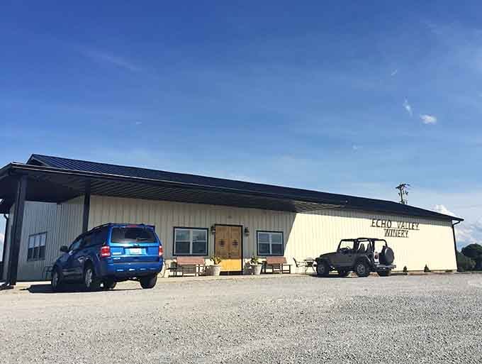 Echo Valley Winery proving that Kentucky does more than bourbon, though we're not complaining about that either.