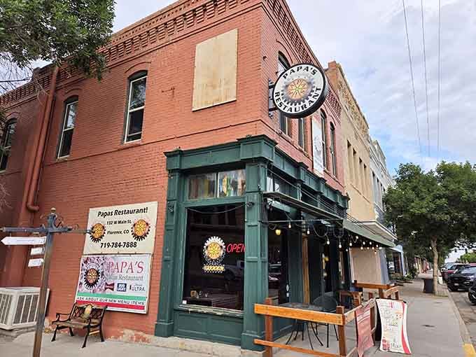 Papa's Italian Restaurant occupies a corner spot that's fed hungry antique hunters for years with comfort food and hometown hospitality.
