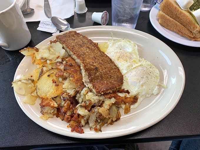The breakfast special proves that sometimes the best things in life come with eggs and hash browns.