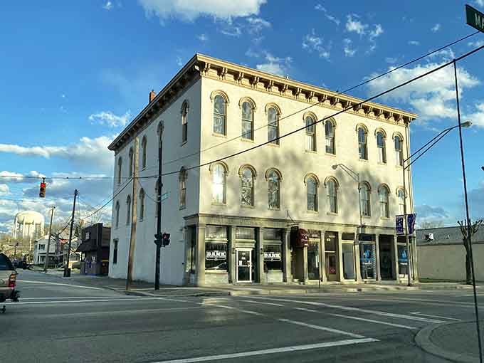 This corner building's Italianate windows have watched Franklin evolve while maintaining its essential small-town soul through generations.