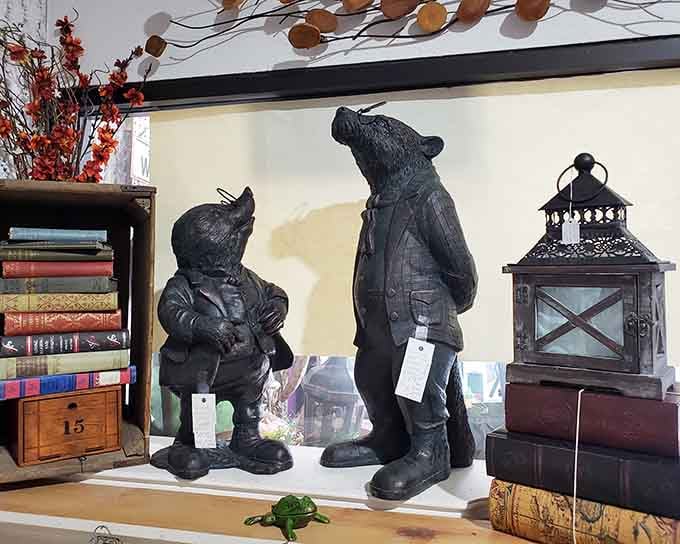 These whimsical bear figurines prove that quirky collectibles never go out of style, ever, period.