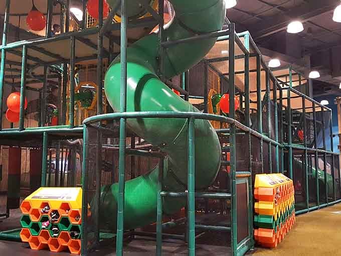 Twisting tube slides deliver that perfect combination of speed, screams, and requests to go again immediately afterward.