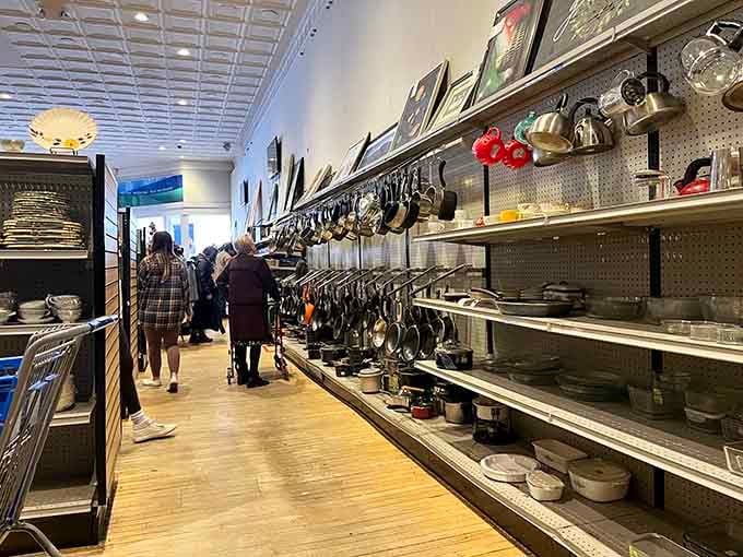 Kitchenware aisles that could outfit every cooking show contestant, from amateur bakers to aspiring Gordon Ramsays on a budget.