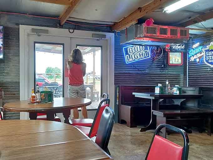 The view from inside looking out reminds you there's a whole world beyond this delicious bubble.