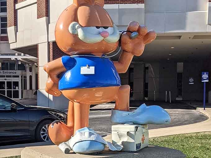 Doctor Garfield will see you now, though his bedside manner might involve more sarcasm than sympathy.