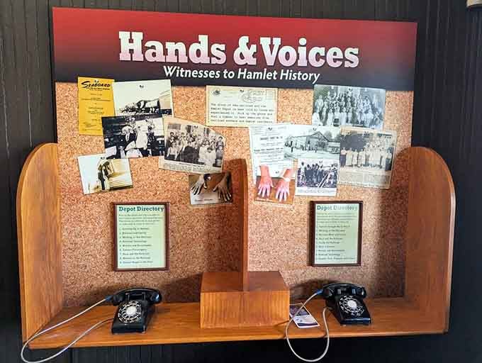 These rotary phones let you hear recorded stories from Hamlet's past, no smartphone required for once.