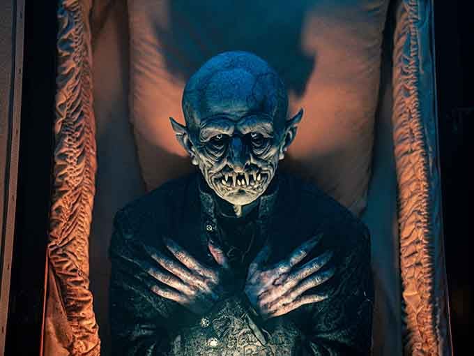 This coffin-dwelling creature proves that good lighting and commitment to character can terrify anyone, regardless of age or bravery.