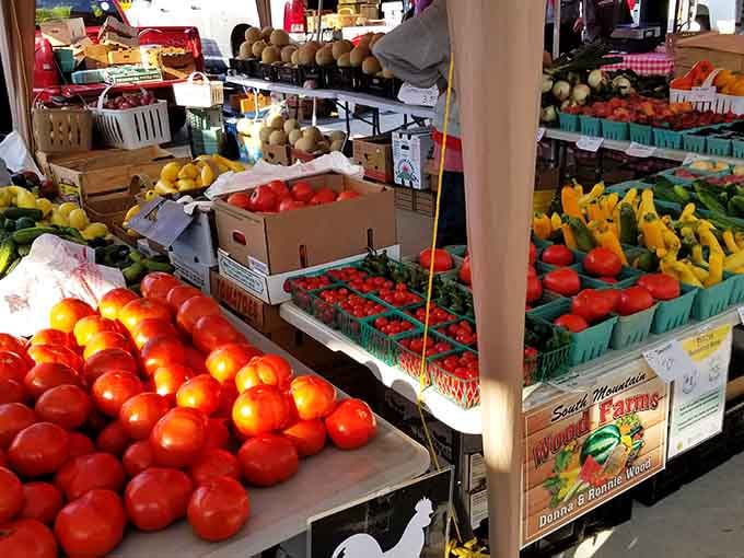 Fresh produce at Hickory Farmers Market proves eating well doesn't mean spending like you're shopping in Manhattan.