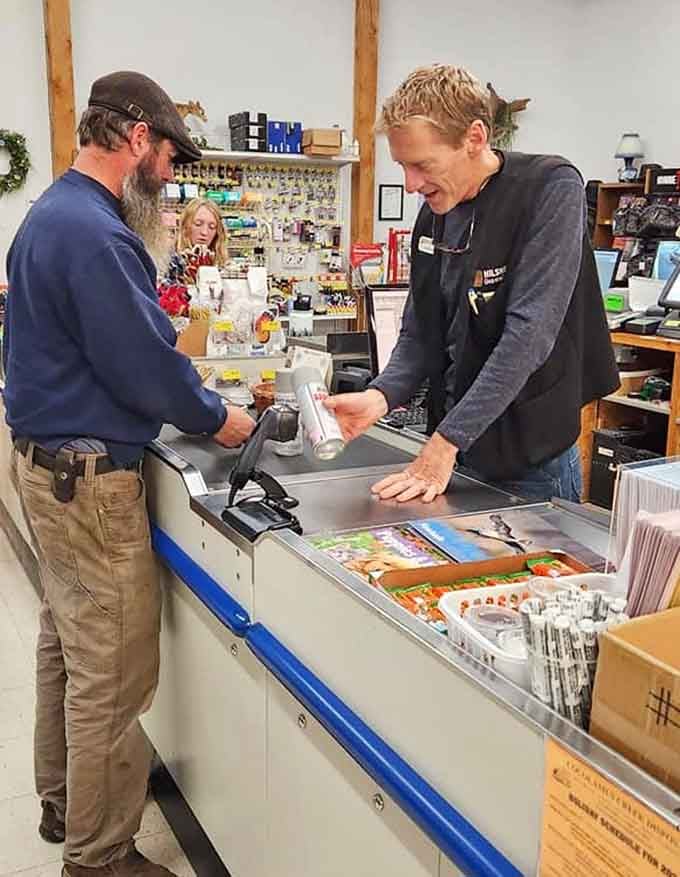 The checkout counter where friendly faces ring you up and might just remember your name next time you visit.