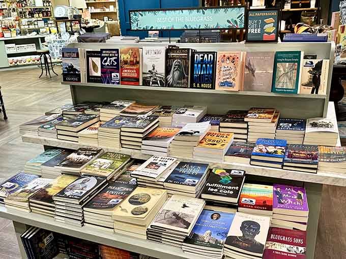 Fresh releases and bestsellers displayed like the treasures they are, waiting to jump into your shopping bag.